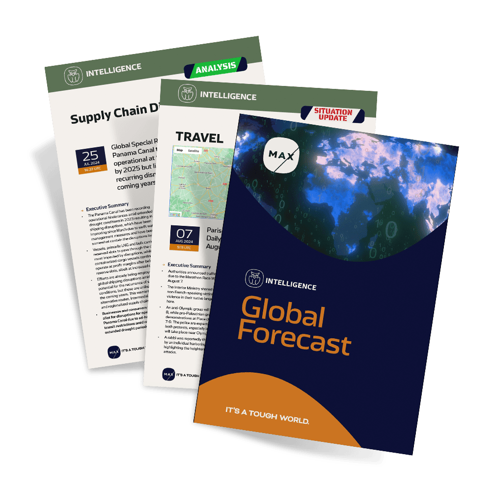 Custom Intelligence & Research Reports | MAX Security